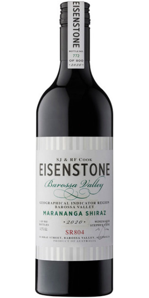 Eisenstone McDonald Vineyard Marananga Shiraz 2020 - Waters Wine ...